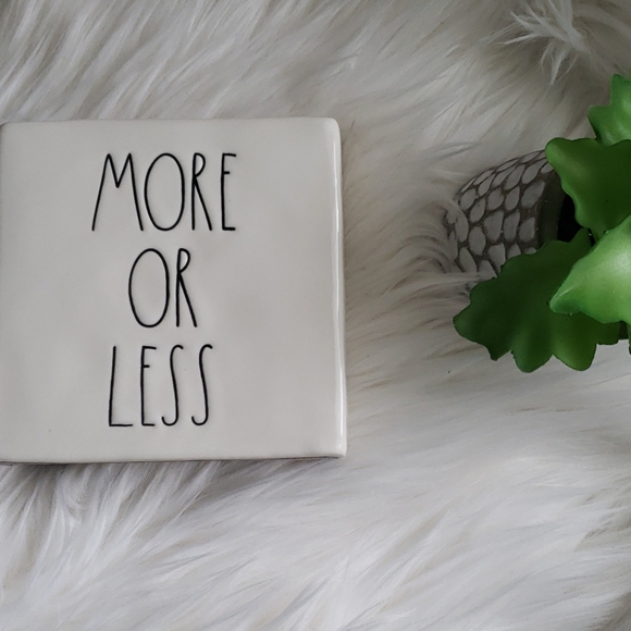 Rae Dunn | Office | Rae Dunn Less Is More Is Less Desk Art Collection ...